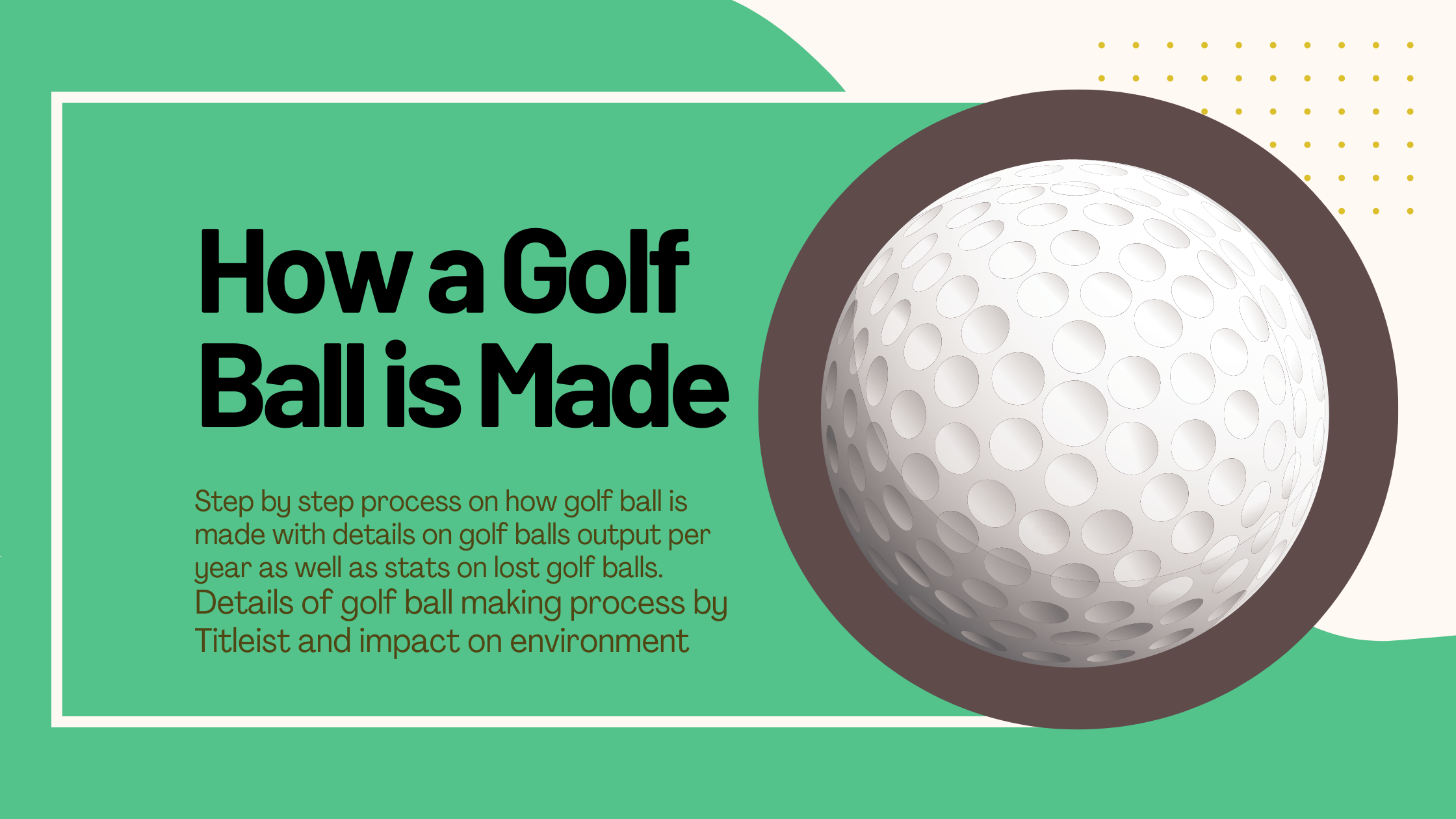 How is a Golf Ball Made? Full Guide - GolfBagsy